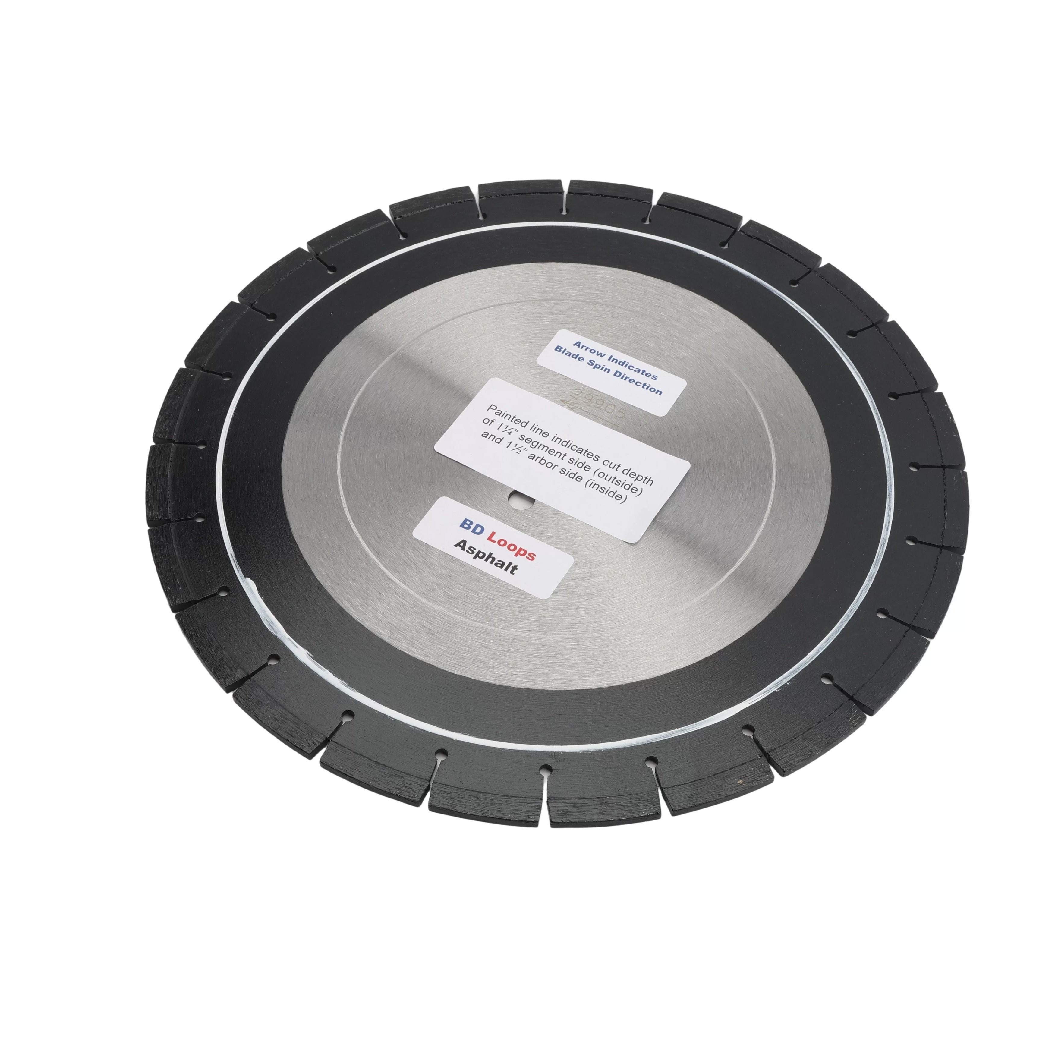 BD Loops 3/16" Asphalt Saw-Blade With Pinhole - 14" Diameter Blade with ...